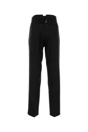 MAISON MARGIELA High-waist Herringbone Wool Trousers