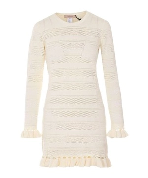 TWINSET Ruffled Short Knitted Dress - No
