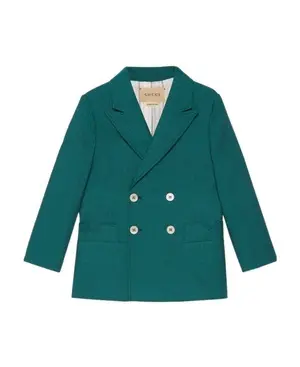 Gucci Double-breasted Long-sleeved Suit Coat