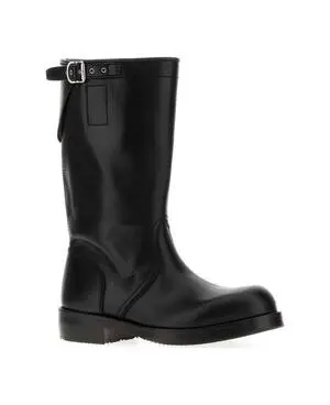 Dries Van Noten Round Toe Buckled Boots