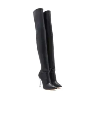 Casadei Blade 100mm Thigh-high Boots