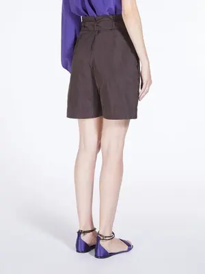 Max Mara High-waisted Self-lacing Shorts