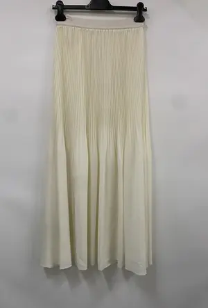 TWINSET Pleated Maxi Skirt With Logo Waistband