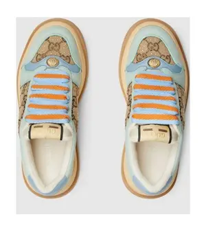 Gucci Screener Gg Canvas Sneakers - Nude