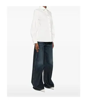 Max Mara Long-sleeved Button-up Shirt