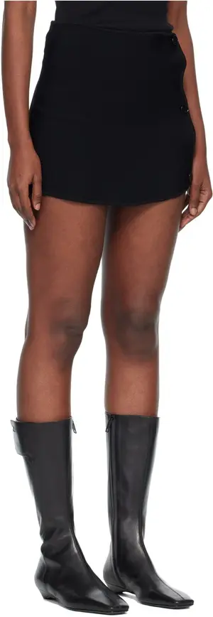 COURREGES Button-up Logo Shorts