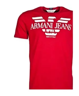 Emporio Armani Logo Details T-shirt - Red