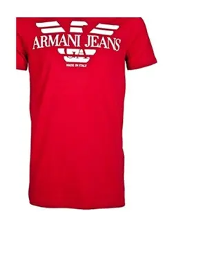 Emporio Armani Logo Details T-shirt - Red