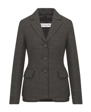Dior 2-in-1 Plaid Wool Jacket