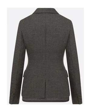 Dior 2-in-1 Plaid Wool Jacket