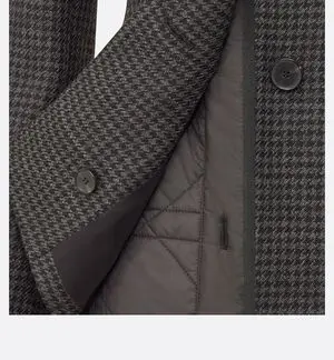 Dior 2-in-1 Plaid Wool Jacket