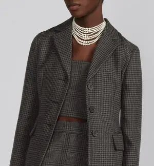 Dior 2-in-1 Plaid Wool Jacket