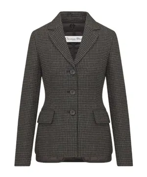 Dior 2-in-1 Plaid Wool Jacket