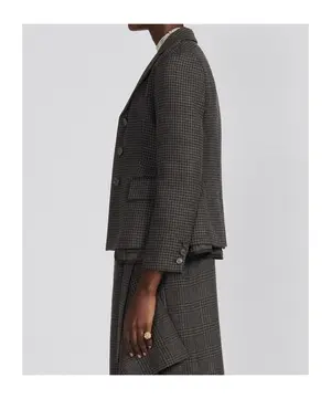 Dior 2-in-1 Plaid Wool Jacket