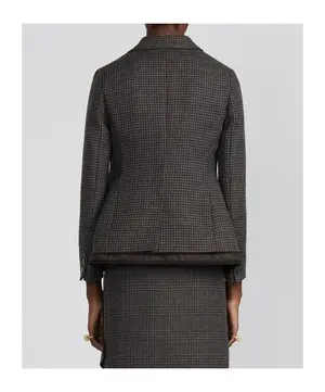 Dior 2-in-1 Plaid Wool Jacket