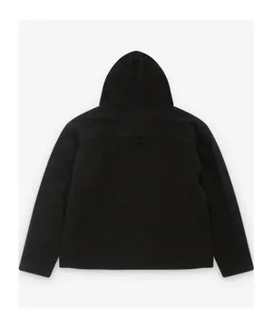 RIER Wool Hooded Sweatshirt - Black
