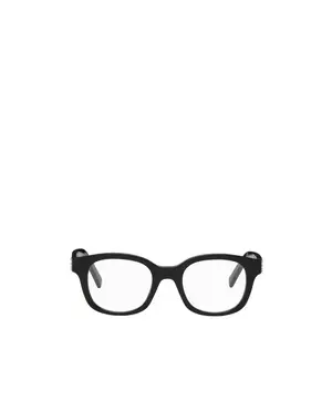 Givenchy Square Acetate Eyeglasses - Black