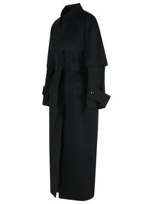 Max Mara Agamia Belted Long-sleeved Coat