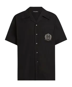Dolce & Gabbana Dolce Gabbana Logo Patch Short-sleeved Shirt
