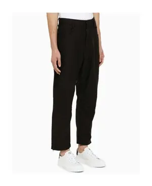 Stone Island Cropped Tailored Trousers