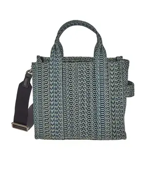 Marc Jacobs Monogram Jacquard Small Tote Bag - Black