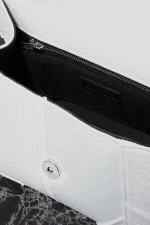 Balenciaga Mini Hourglass Bag With Logo Plaque