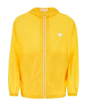 Prada Zip-front Hooded Jacket - No