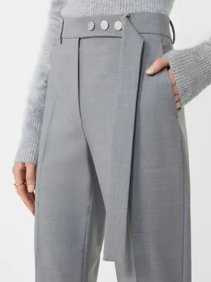 Sportmax Button-detail Tailored Trousers