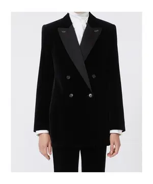 Max Mara Double-breasted Jacket With Peak Lapels