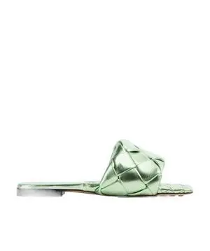 Bottega Veneta Padded Lido Sandals - Green
