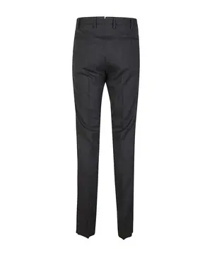 Incotex Belt-loop Tailored Casual Pants - Grey