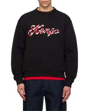Kenzo Winter Holidays' Embroidered Sweatshirt In Cotton