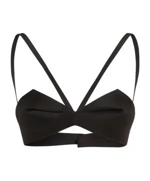 Versace Pleated Bustier Top