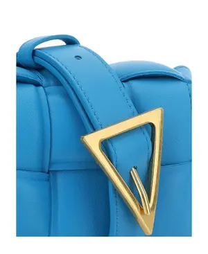 Bottega Veneta Mini Cassette Shoulder Bag - Blue
