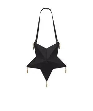 Saint Laurent Star Shape Shoulder Bag With Tassel Embellishments
