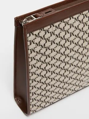Max Mara Cotton Jacquard Pouch - Nude