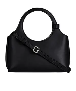 COURREGES Mini Holy Day Zipped Tote Bag - Black