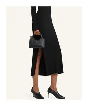 COURREGES Mini Holy Day Zipped Tote Bag - Black