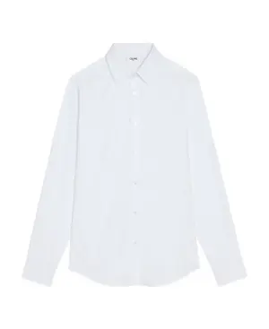Celine Loose Shirt In Cotton Poplin - No