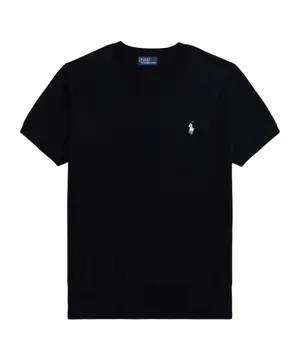 Polo Ralph Lauren Short-sleeve T-shirt With Logo Detail - Black