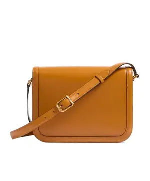 Valentino Garavani 9to5 Foldover Top Shoulder Bag - Brown