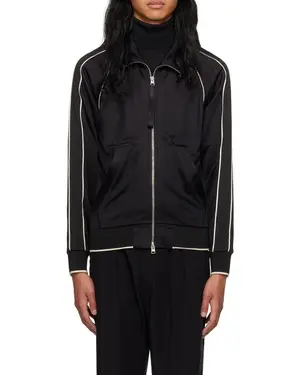 TOM FORD Zip-up Jersey Jacket - Black