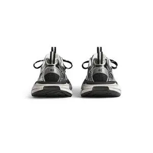 Balenciaga 3xl Lurex Lace-up Sneakers - Black/silver