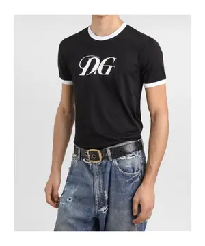 Dolce & Gabbana Dolce Gabbana Dg Printed Crewneck T-shirt