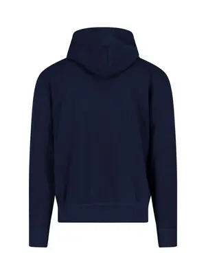 Polo Ralph Lauren Zip-up Embroidered Hoodie - Black