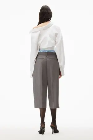 Alexander Wang Layered Tailored Culottes - Gray