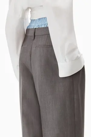 Alexander Wang Layered Tailored Culottes - Gray