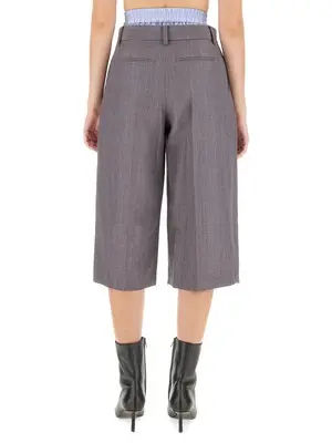 Alexander Wang Layered Tailored Culottes - Gray