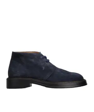 TOD'S Desert Round Toe Lace-up Boots