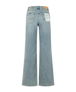 7 For All Mankind Belt Loop Jeans - Lightblue